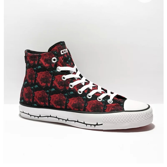 Converse | Shoes | Thorns And Roses Hi Tops Mens Size 5 | Poshmark